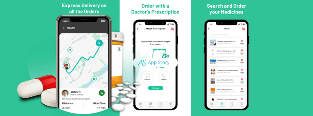 Online Medicines Delivery App Development – Cost and Features - AppStoryOrg